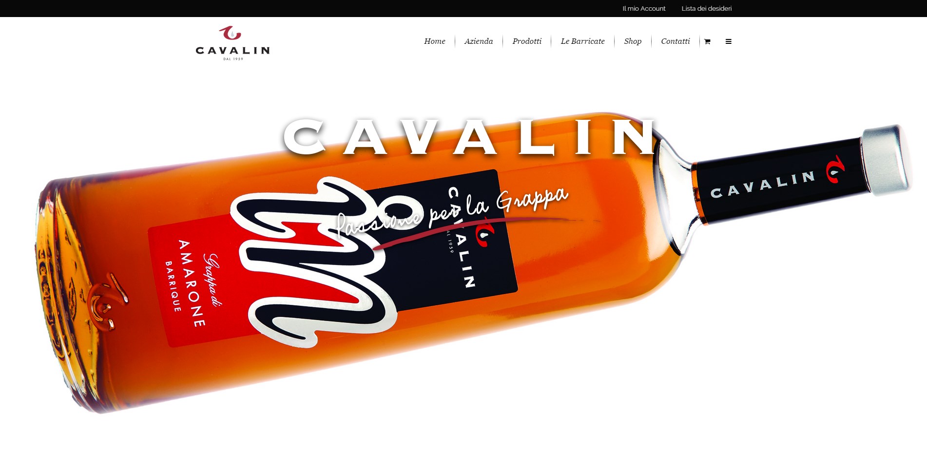 Il nostro nuovo sito web ! - Cavalin Distillerie
